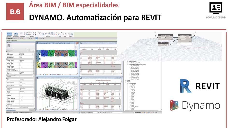 Automatización de procesos en REVIT, Dynamo. (2ª Edicion) - CACOA